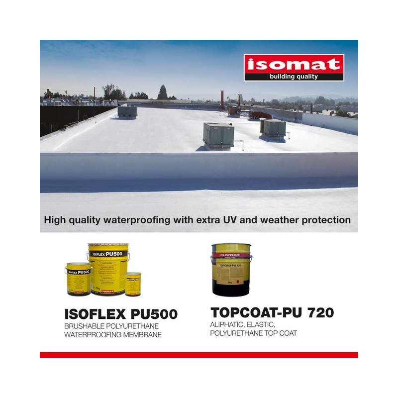Isomat ISOFLEX-PU 500 gri 25Kg membrana hidroizolanta lichida ...